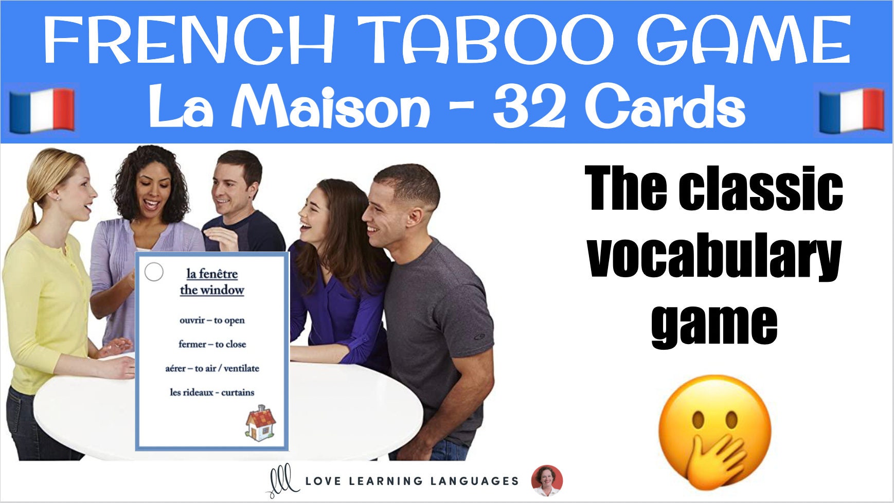 La Maison French Speaking Listening Activity Taboo Game Communication ...