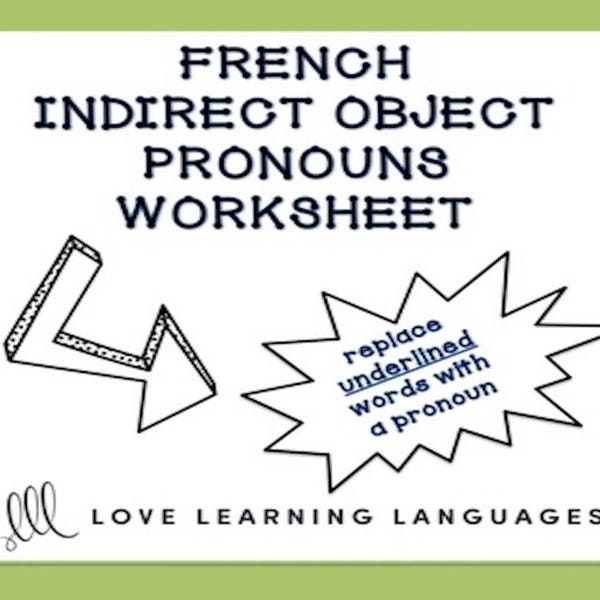 Pronoun Worksheet - Etsy