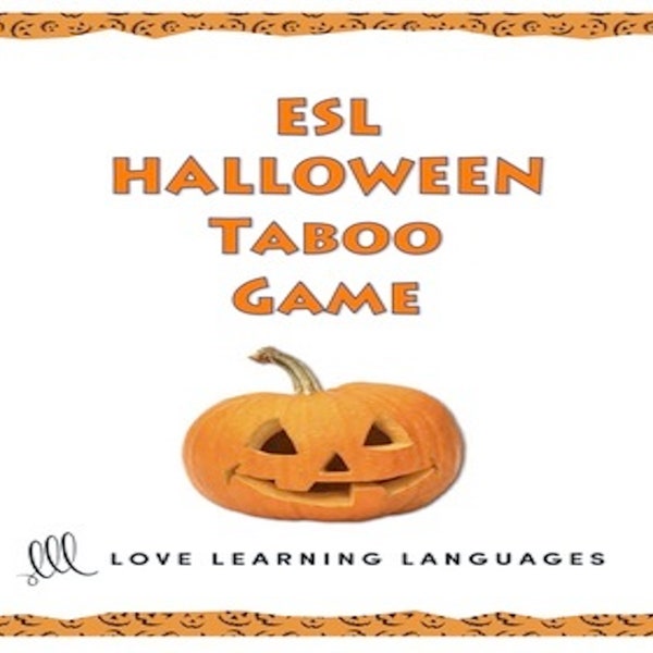 Halloween Taboo Games - Etsy