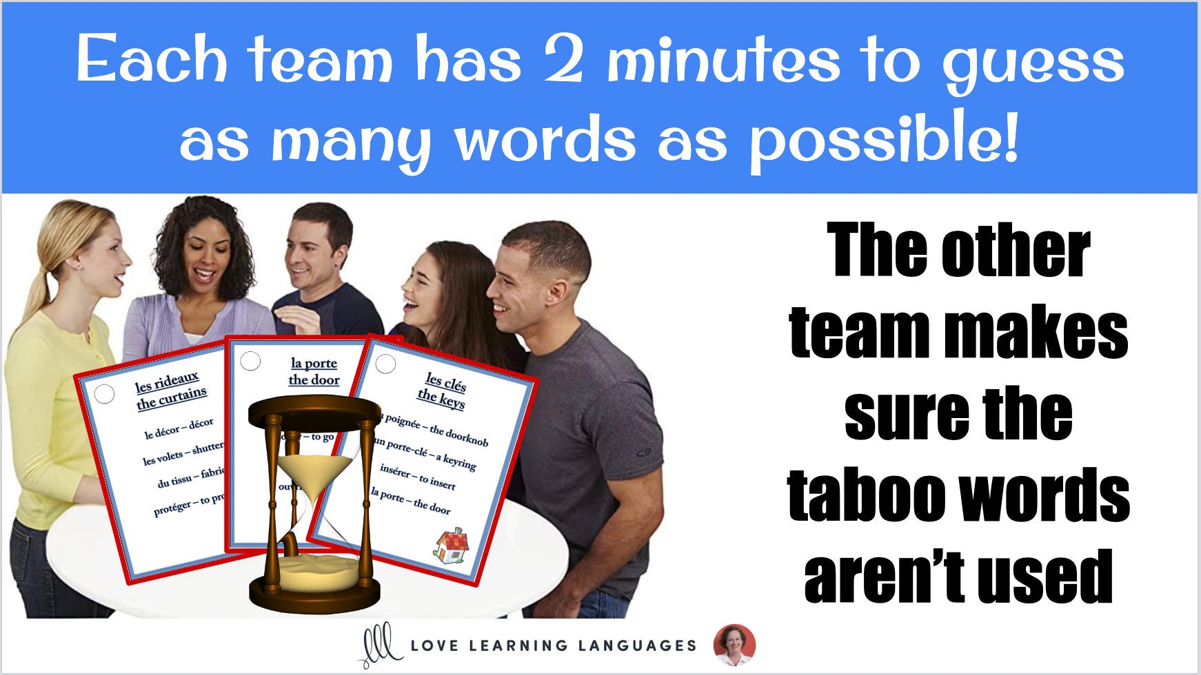 La Maison French Speaking Listening Activity Taboo Game Communication ...