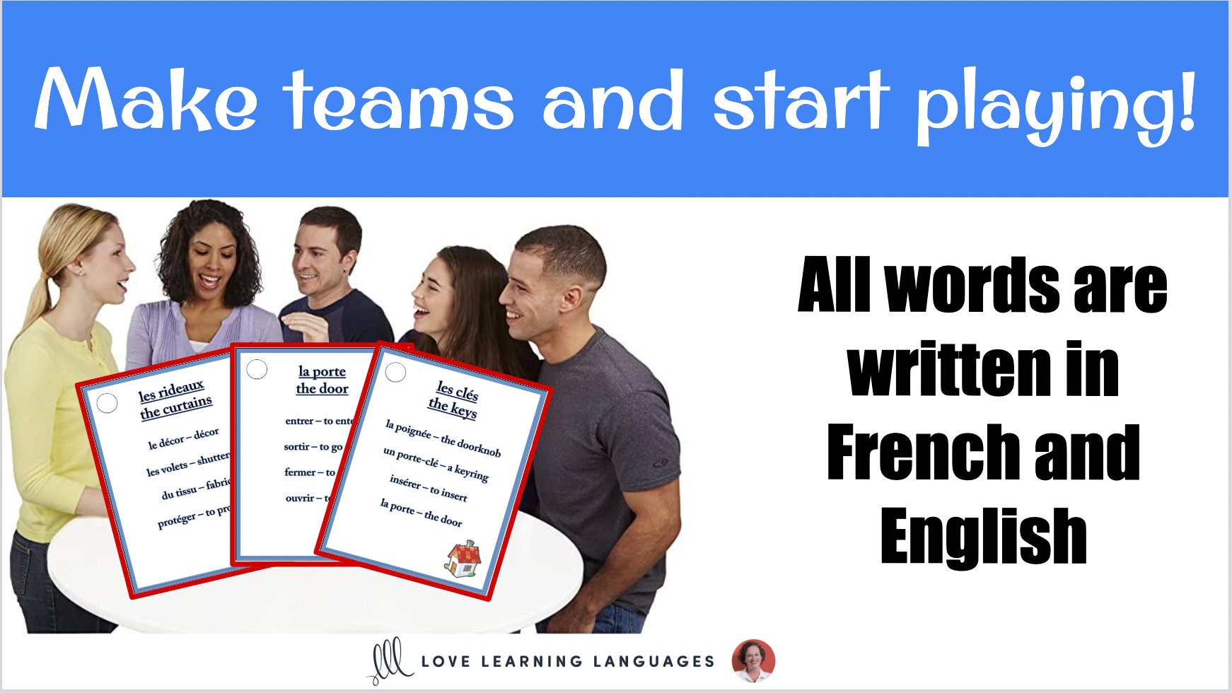 La Maison French Speaking Listening Activity Taboo Game Communication ...