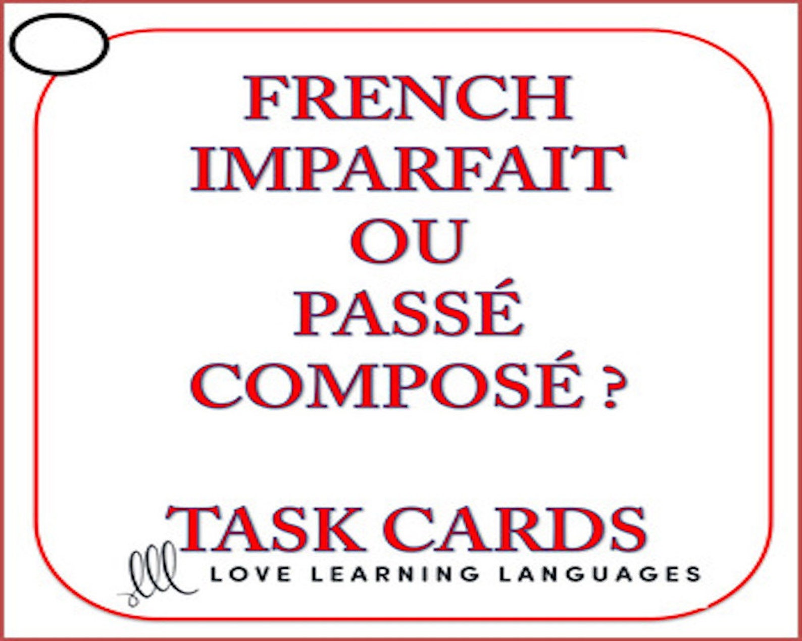 French Imperfect or Passé Composé Task Cards Homeschool - Etsy