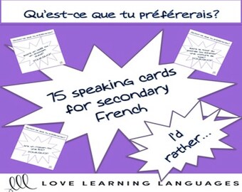 FRENCH PRINTABLE WORKSHEET Fun Exercise for Learning French
