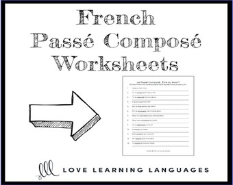 Passé Composé Être ou Avoir Printable French grammar quiz | Etsy