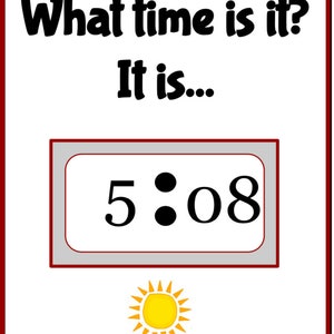 Telling Time Task Cards ESL ELL | Etsy