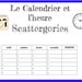 French Calendar and Time Scattergories Game Le Calendrier Et L'heure ...