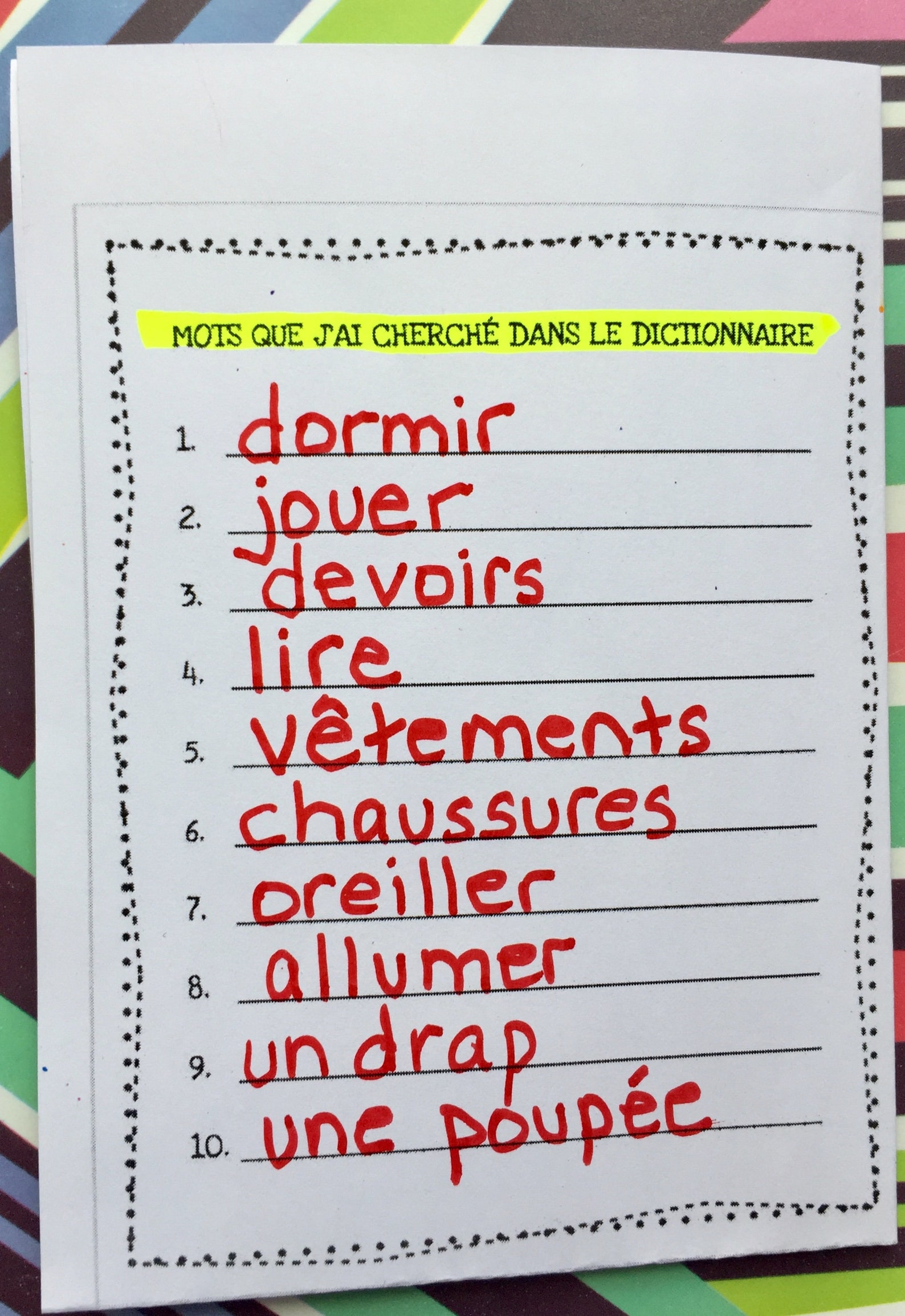 Le Paragraphe De La Semaine 1 Week French Primary Writing Program ...