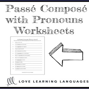 Passé Composé Être Ou Avoir Printable French Grammar Quiz or Worksheet ...