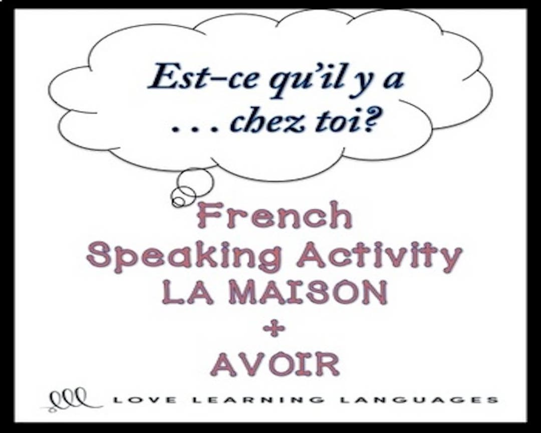 Find Someone Who French Classroom Speaking Activity Vocabulaire De La ...