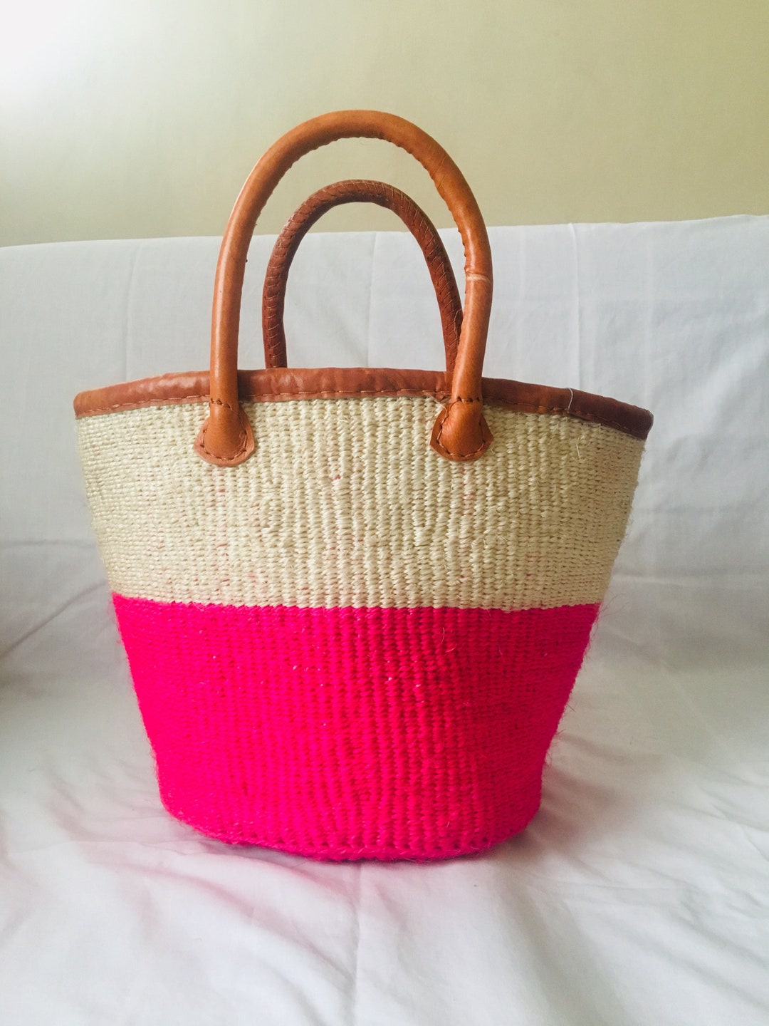 Top Handle Bag, Woven Basket, Top Handle Basket, Shopping Bag, Shopping ...