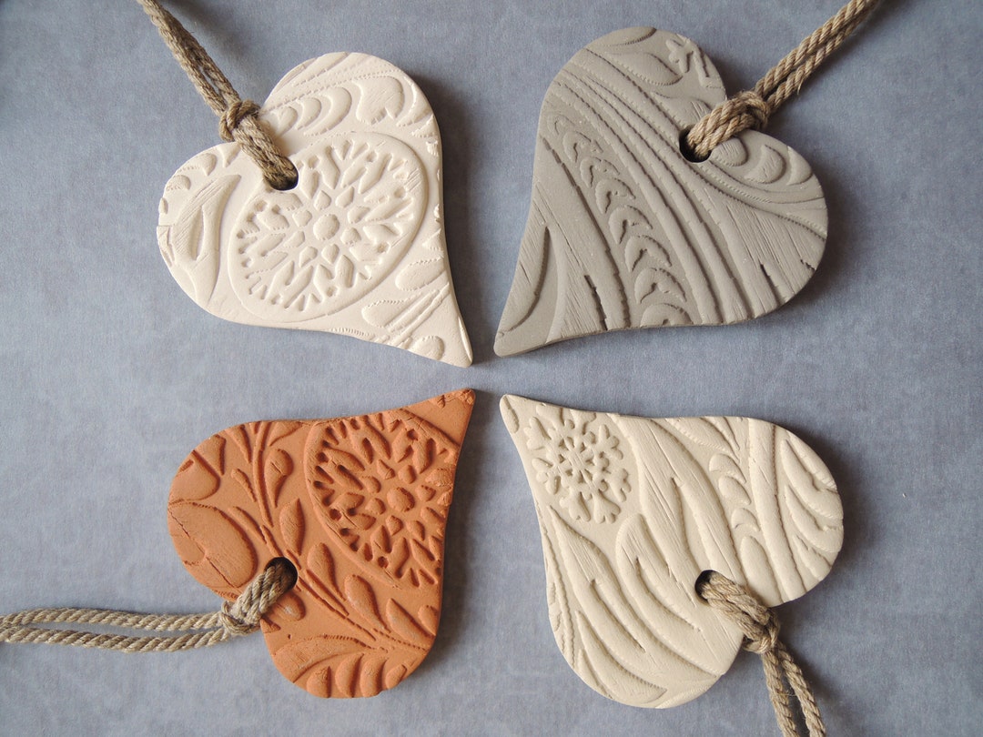 Box of 4 Essential Oil Diffusers in Natural Clay... a Lasting Gift / Essential Oil Diffuser - Etsy