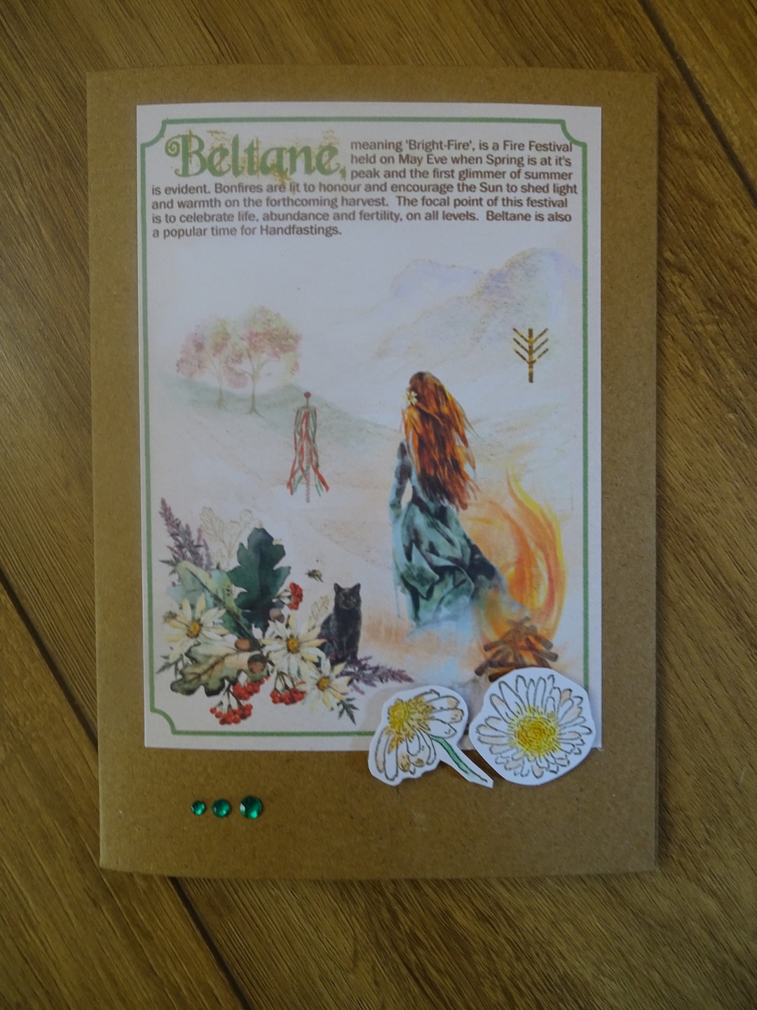 Beltane Greeting Card, Pagan Greetings Cards, Wiccan Cards, Beltane, Wiccan - Etsy