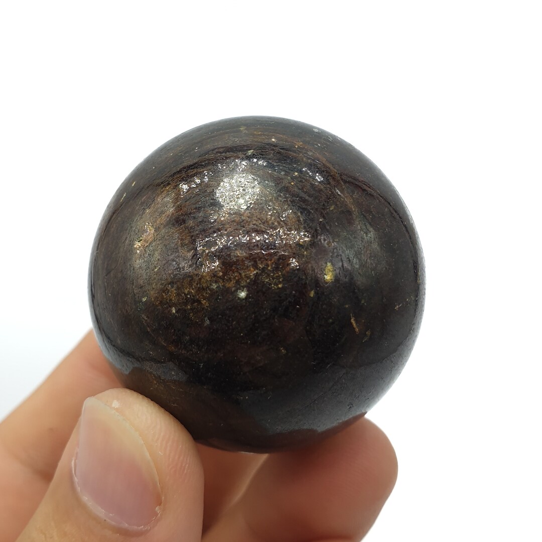 175 Grams Amazing Quality Red Color Almandine Garnet Ball, Sphere, Red ...