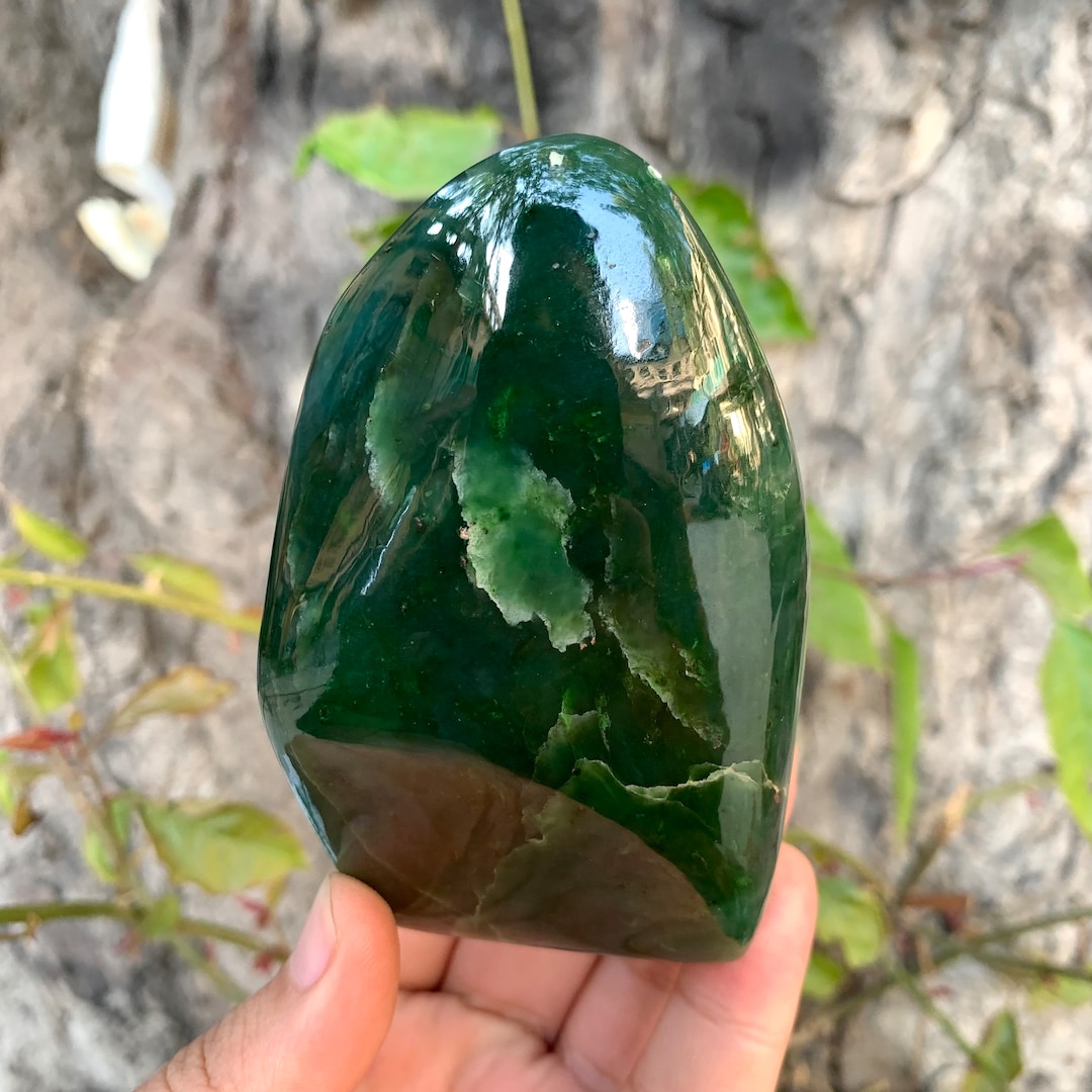 390g Best Quality Green Nephrite Jade, Nephrite Jade Free Form ...