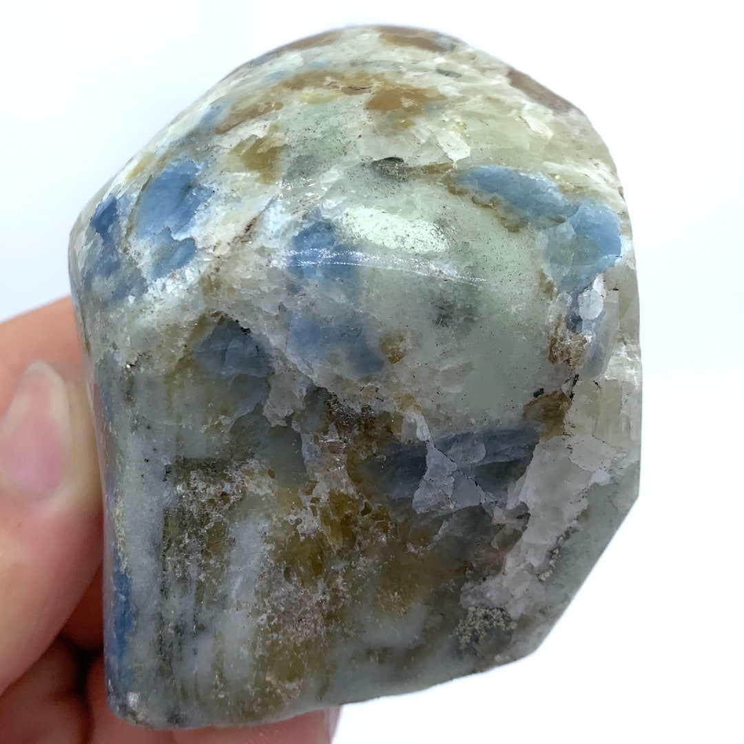 245g Beautiful UV Reactive Hackmanite Two Sides Polished Free Form ...