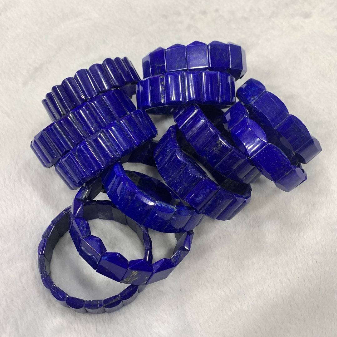 Amazing Quality Blue Color Lapis Lazuli Bracelets, Lapis Stone, Lapis ...