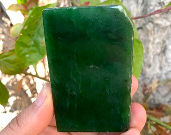 105g Beautiful Polished Green Nephrite Jade, Nephrite Jade Tile ...