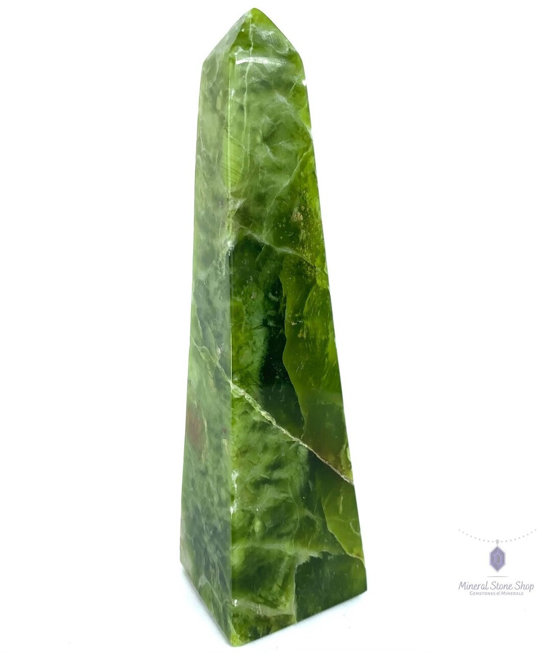 435g Beautiful Transparent Green Jade Tower, Green Jade Tower, Jade ...