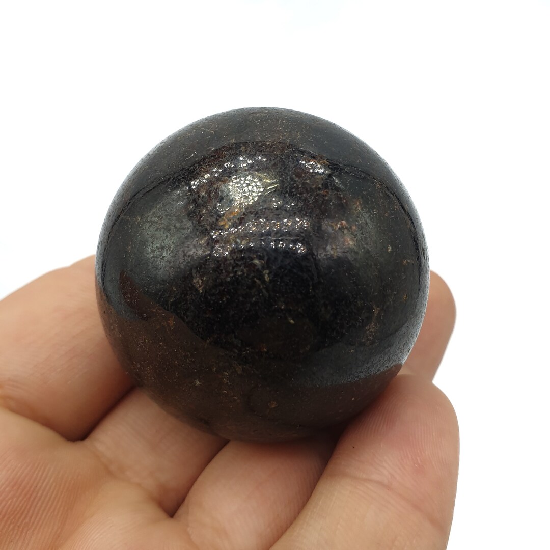185 Grams Amazing Quality Red Color Almandine Garnet Ball, Sphere, Red ...
