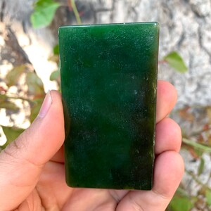 105g Beautiful Polished Green Nephrite Jade, Nephrite Jade Tile ...