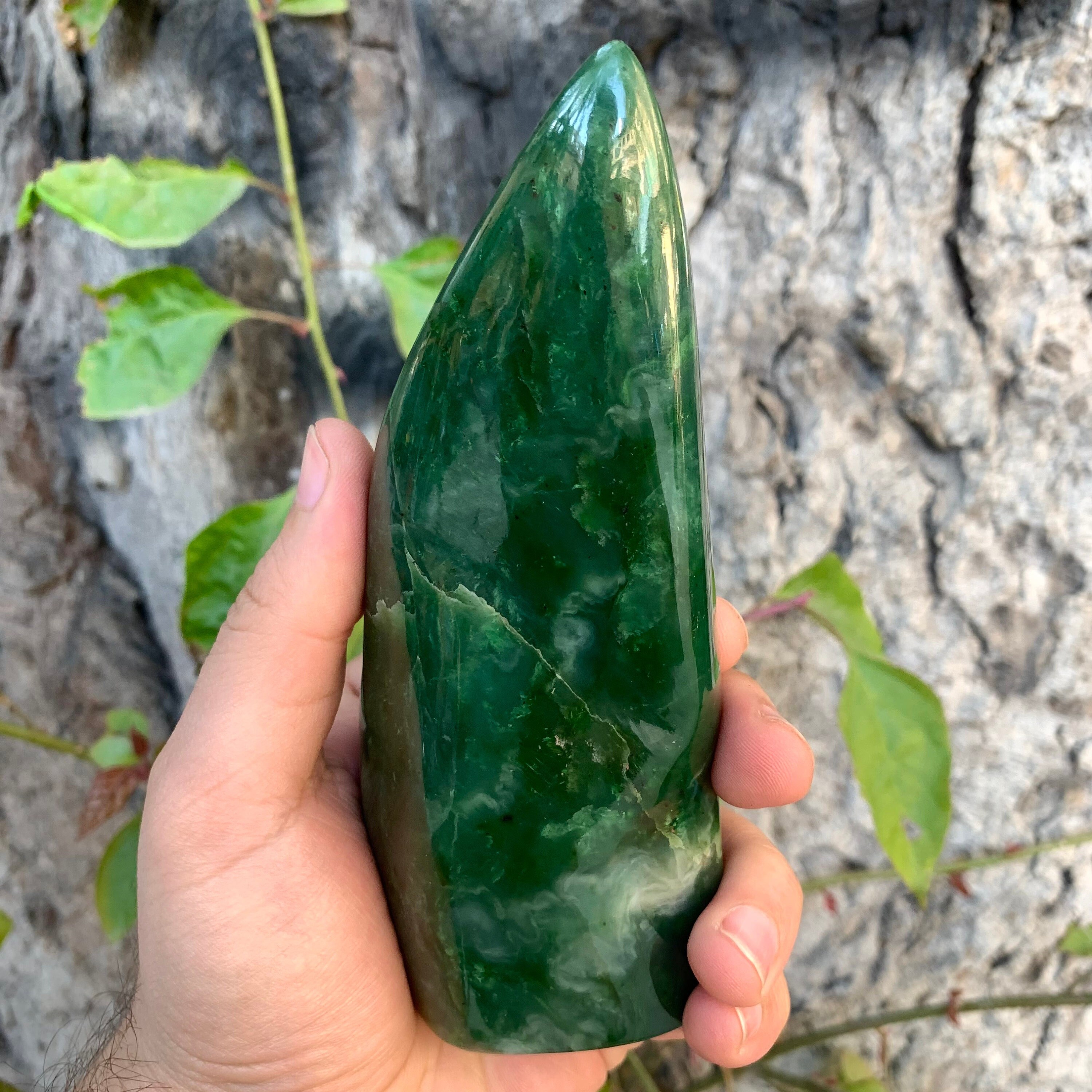 594g Green Nephrite Jade, Nephrite Jade Free Form, Nephrite Jade, Jade ...