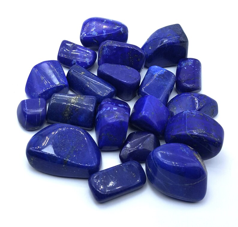 Top A Grade Natural Blue Color Lapis Lazuli Mine 4 Tumbles - Etsy