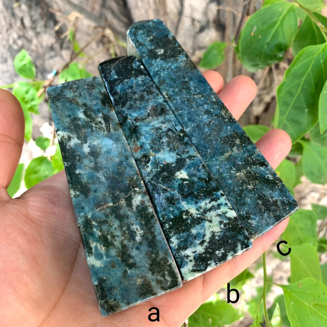 Beautiful Blue Color Apatite Towers ,obelisks, Blue Apatite, Apatite ...