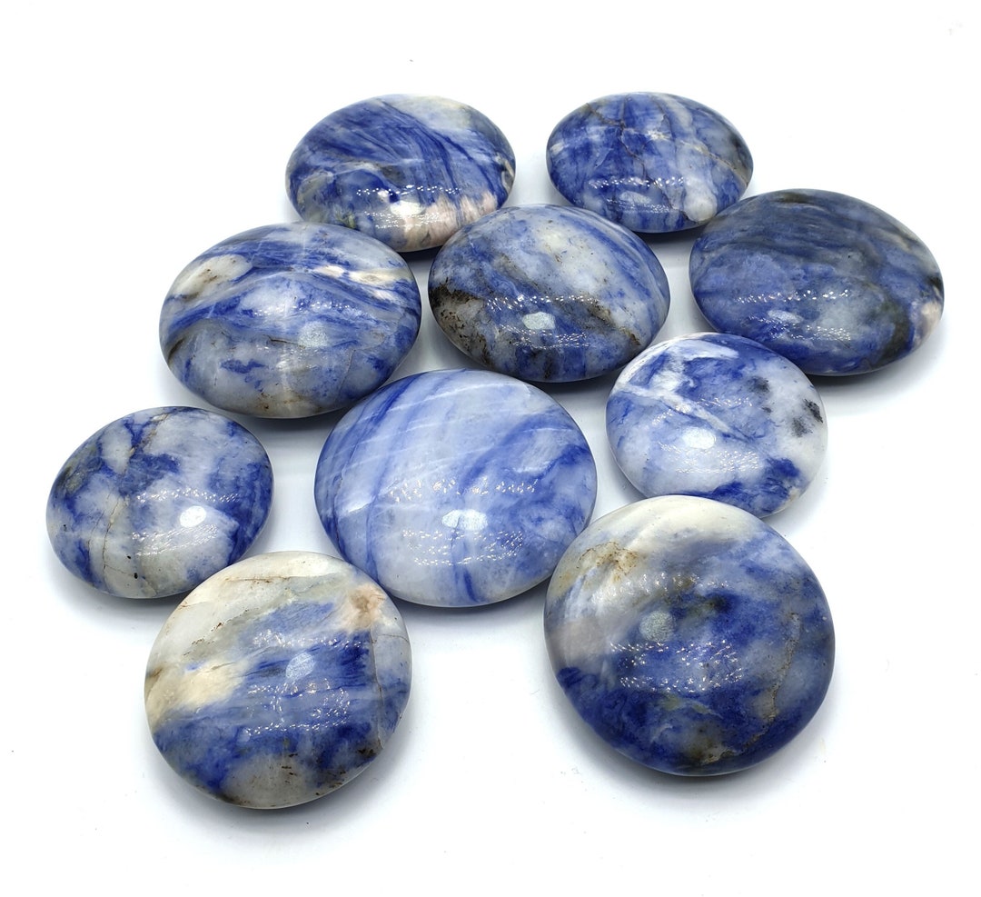 Blue Afghanite Palmstone, Afghanite Palm, Afghanite Palm Stone ...