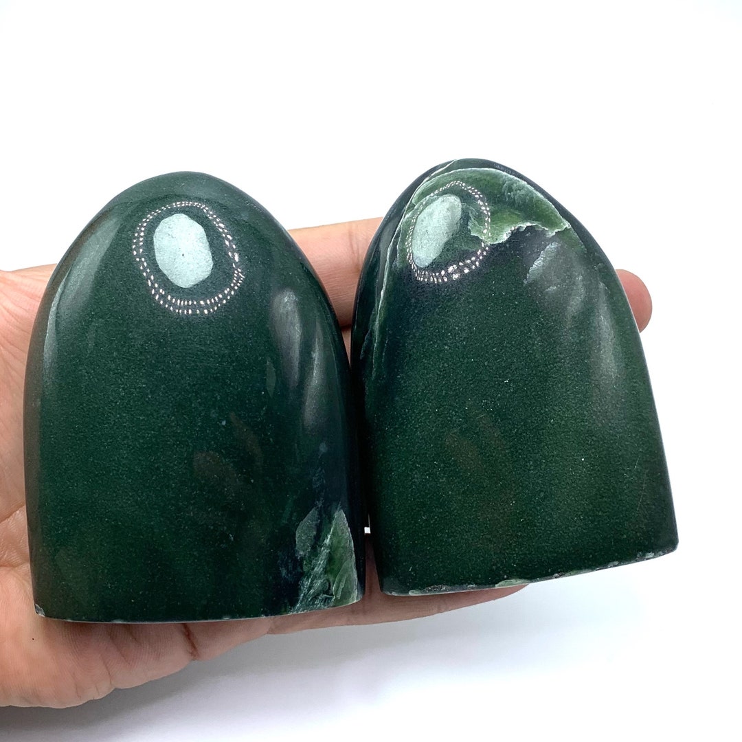 Green Serpentine Tongue Shape Free Form, Serpentine Free Form ...