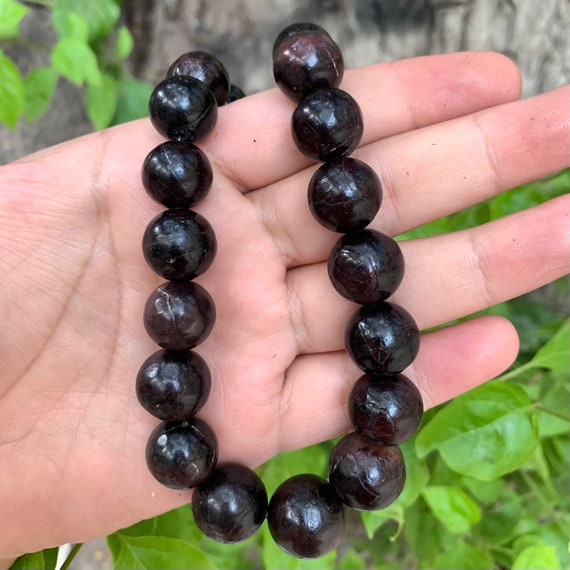 243g Beautiful Almandine Garnet Round Beads Strand Garnet Beads Strand Red Garnet Strand Garnet Strand Garnet Bead Strand Garnet Etsy UK