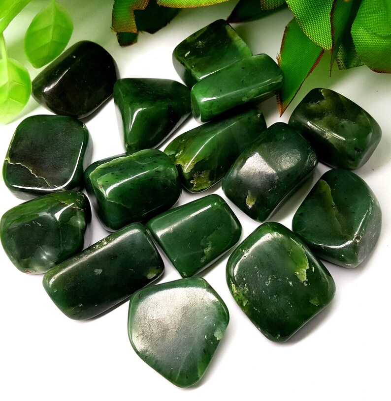Nephrite Jade Beautiful Tumbled Hand Made 400 Grams | Etsy