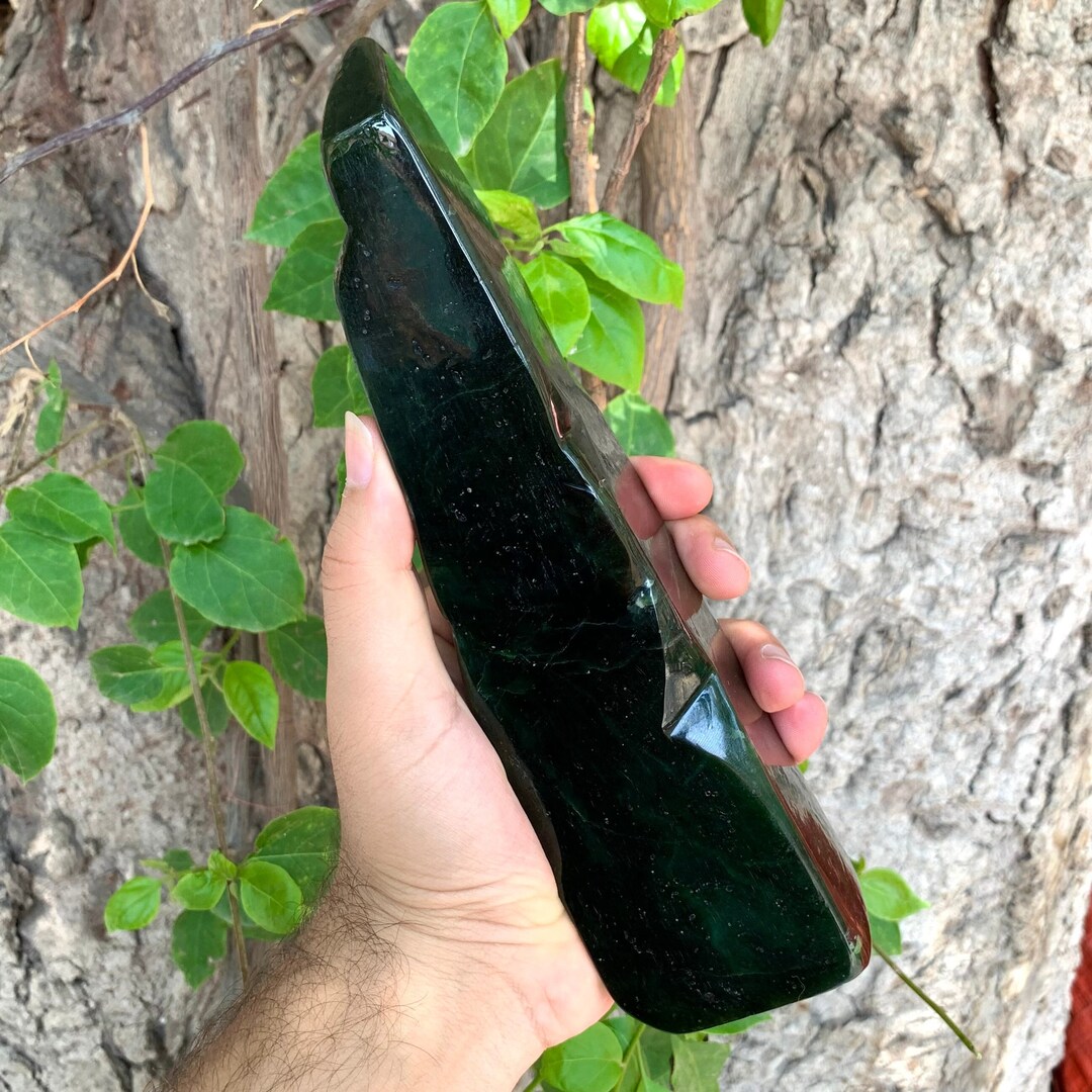 1295g Nephrite Jade, Nephrite Jade Free Form, Green Nephrite Jade, Jade ...