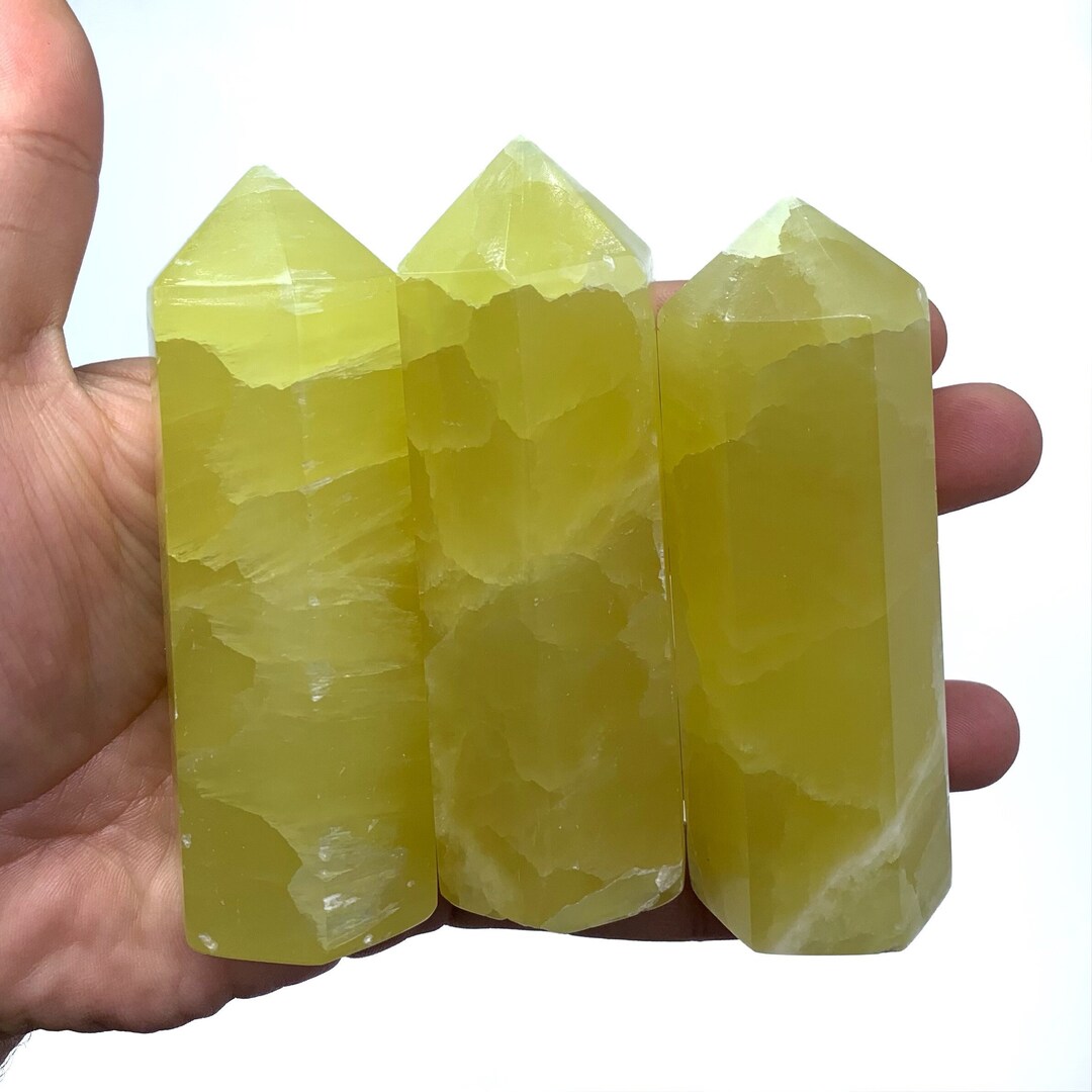 Best Quality Yellow Lemon Calcite Point , Lemon Calcite, Lemon Calcite ...