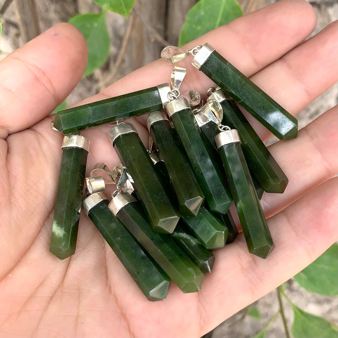 Nephrite Jade Crystals, Nephrite Jade Pendants Points, Jade Pendants ...