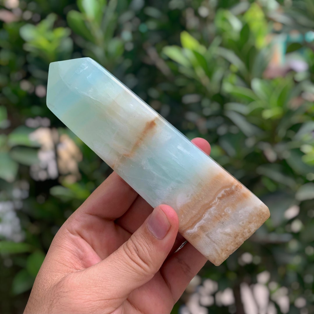 Blue Color Caribbean Calcite Tower, Caribbean Calcite Tower, Caribbean ...