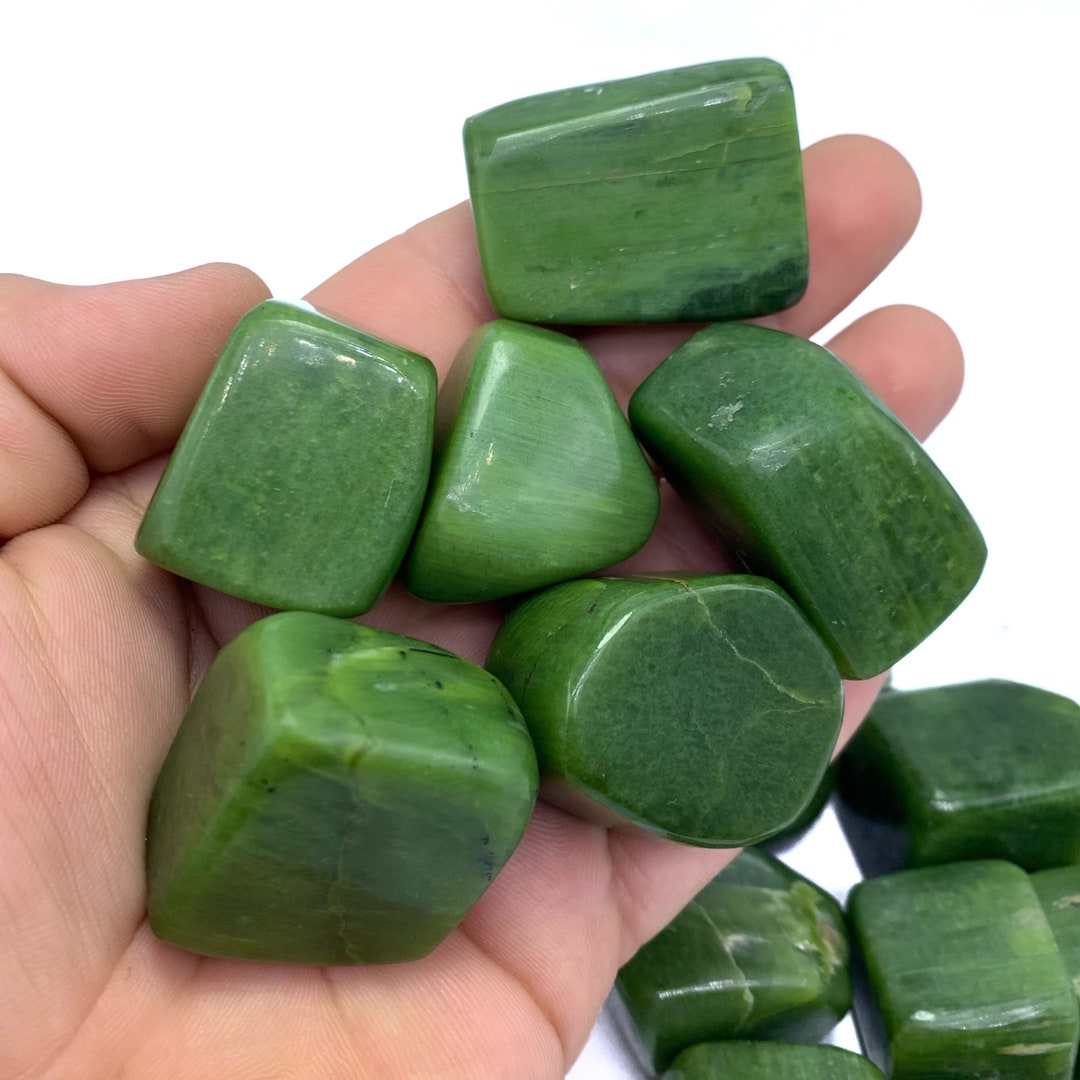 100g Best Quality Green Tremolite, Green Tremolite Tumbles, Tremolite ...