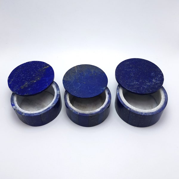 Carved Round Jewelry Box - Etsy