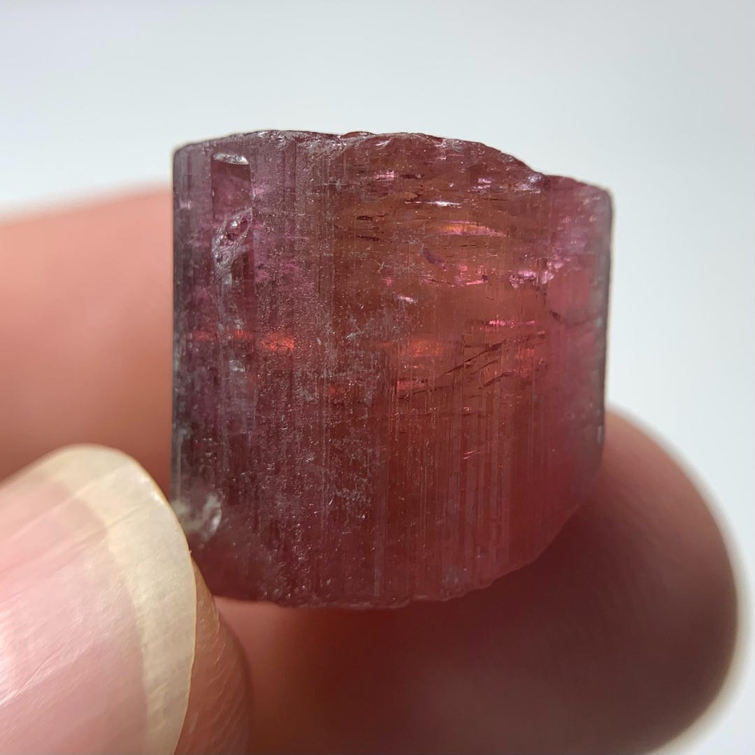 34.55 Ct's Beautiful Red Rubellite Tourmaline Crystal, Rubellite ...