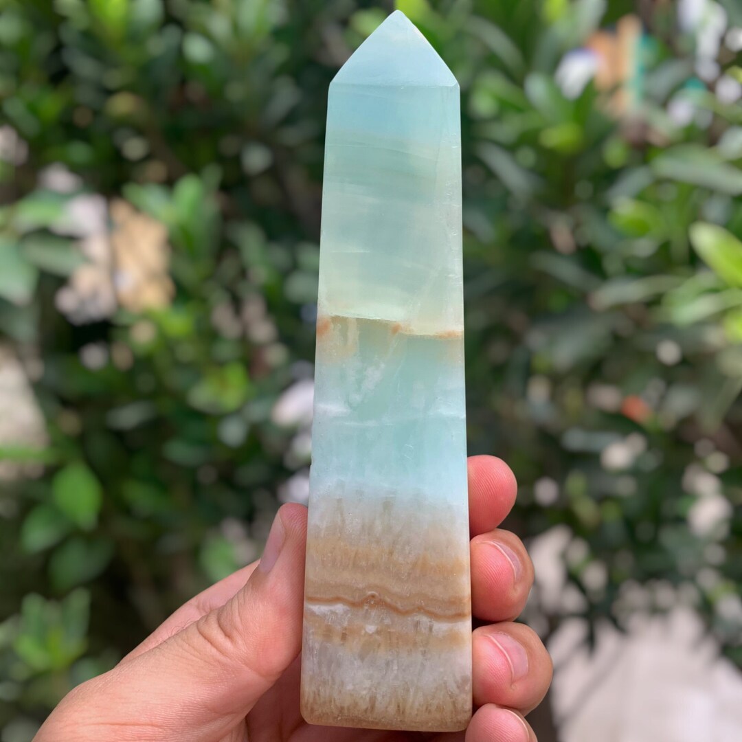 Blue Color Caribbean Calcite Tower, Caribbean Calcite Tower, Caribbean ...