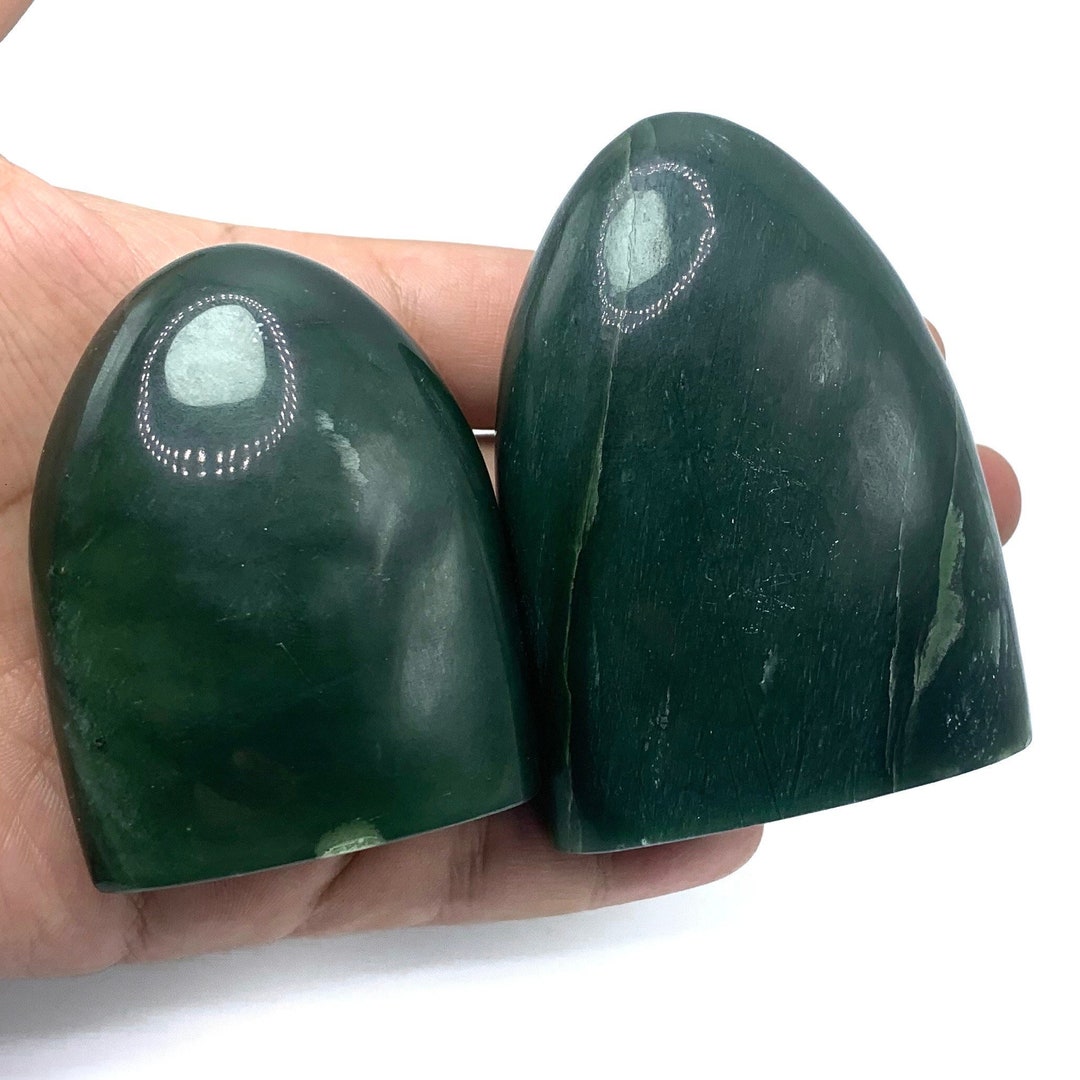 Green Serpentine Tongue Shape Free Form, Serpentine Free Form ...