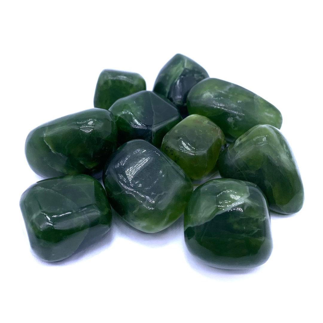 10 Pcs Super Quality Green Color Jade Tumbles, Jade Stone, Tumbles ...