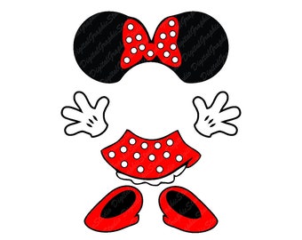 Minnie mouse hands | Etsy