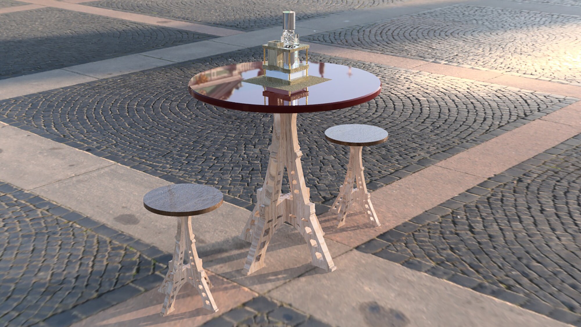 Kit Table à Manger Paris Avec 2 Chaises | Table En Bois Massif | Table ...