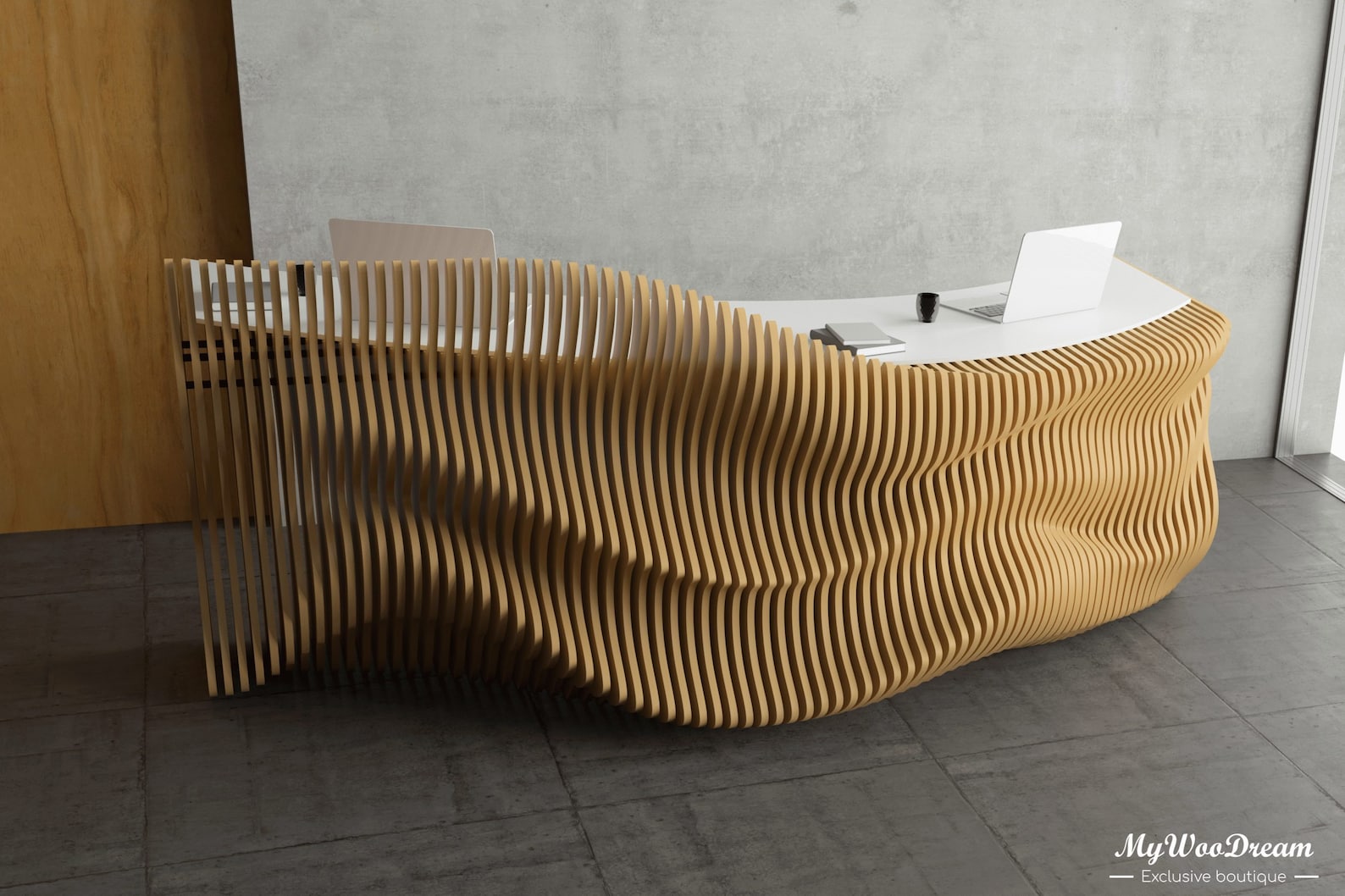 Comptoir D'accueil Accès PMR | Bureau De Réception | Hôtesse | Bureau ...