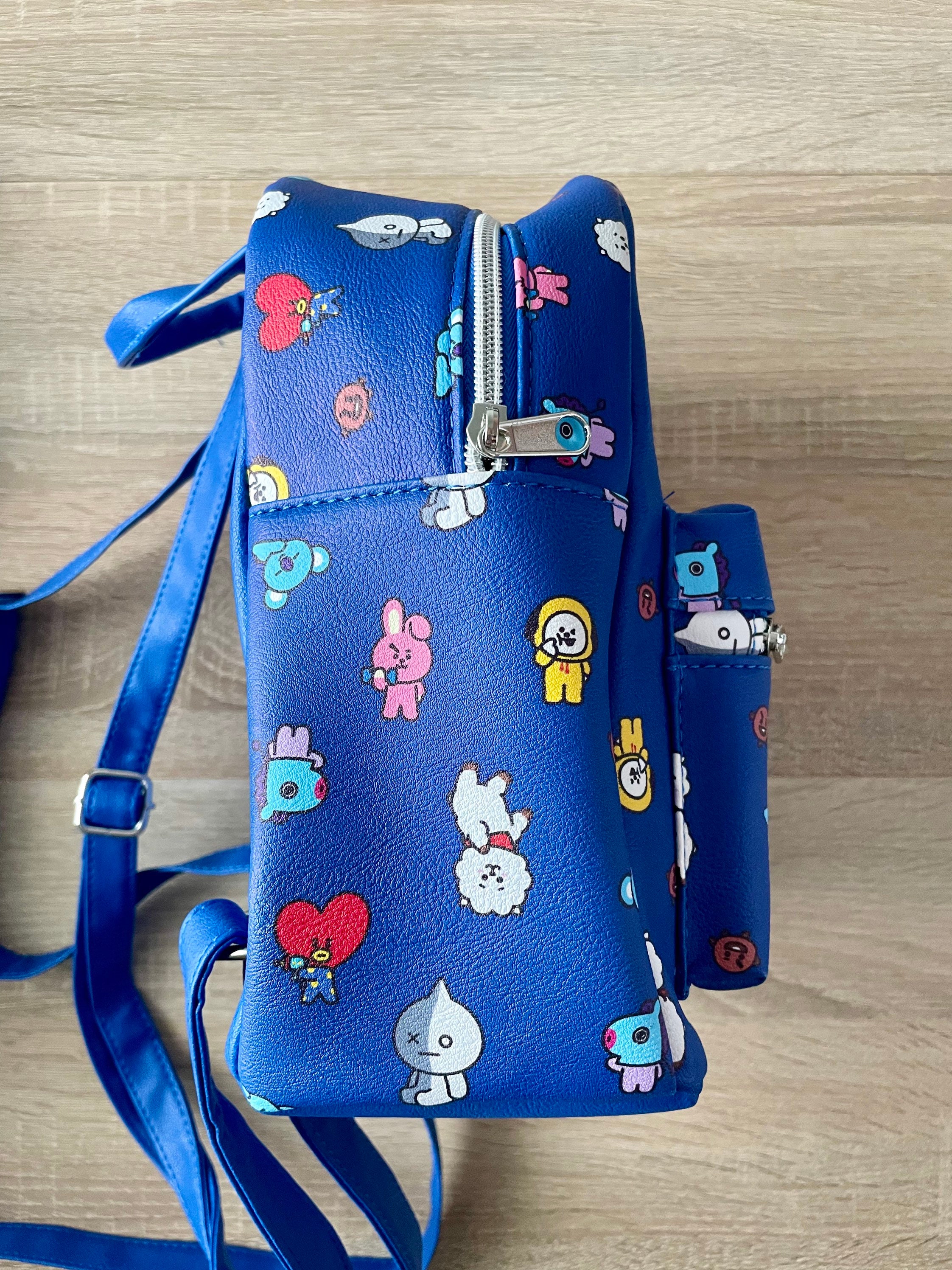 BT21 Blue Backpack BTS - Etsy