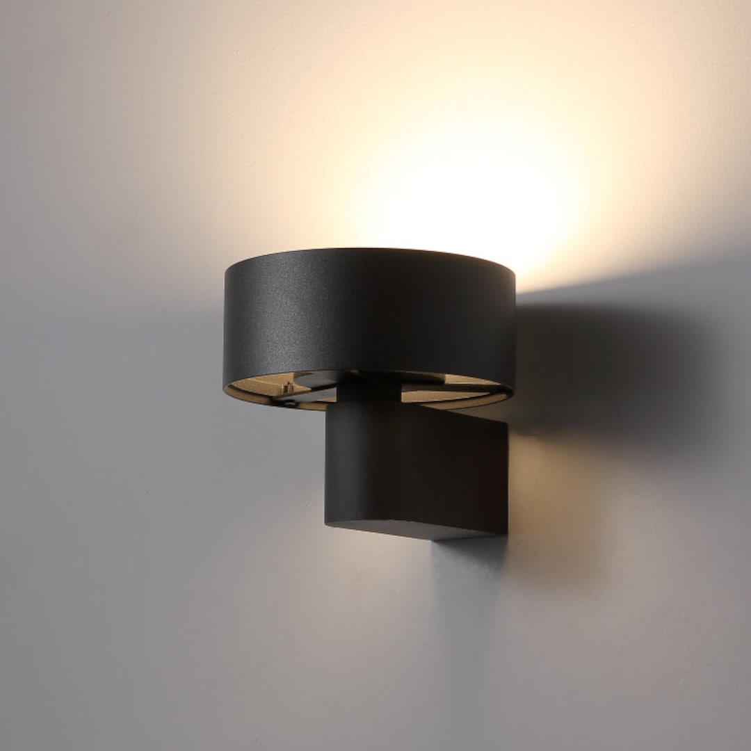 6 Watt Modern Interior LED Wall Light Black LED Indoor Wall - Etsy UK