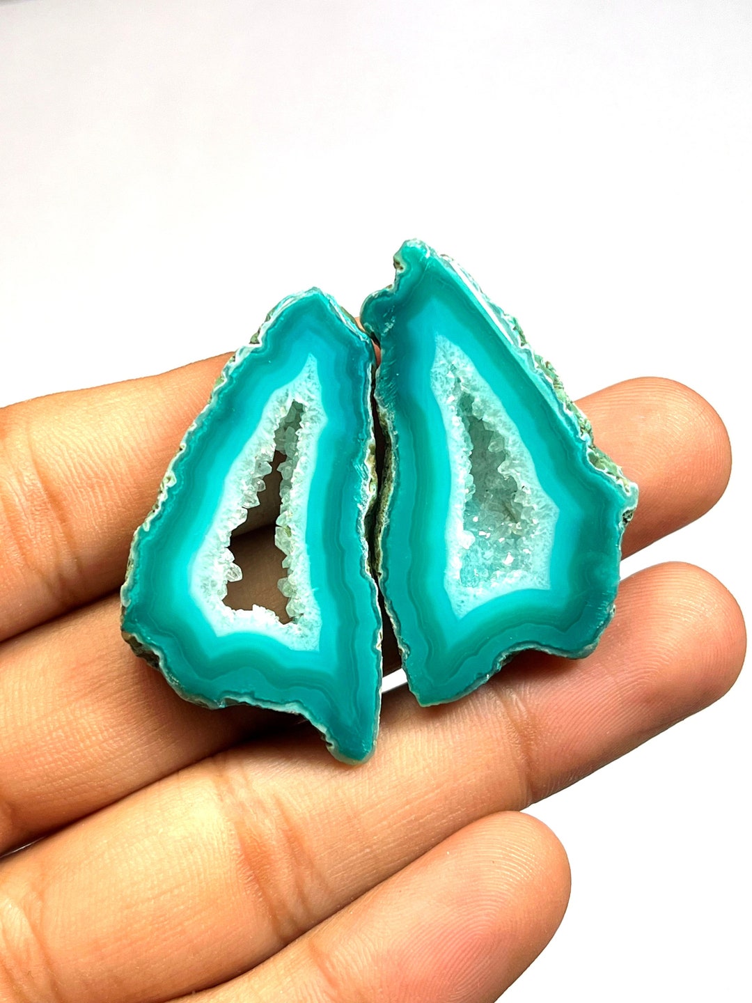 Purple GEODE SLICE Agate/royal Blue Geode Slice Agate, Agate Slice ...