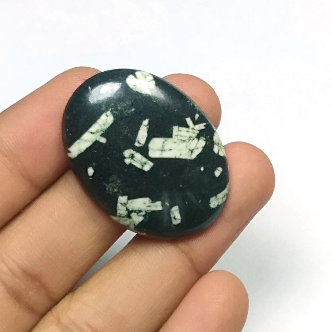 Porphyry Chinese Writing Stone Cabochon: Oval/heart Loose Gemstone - Etsy