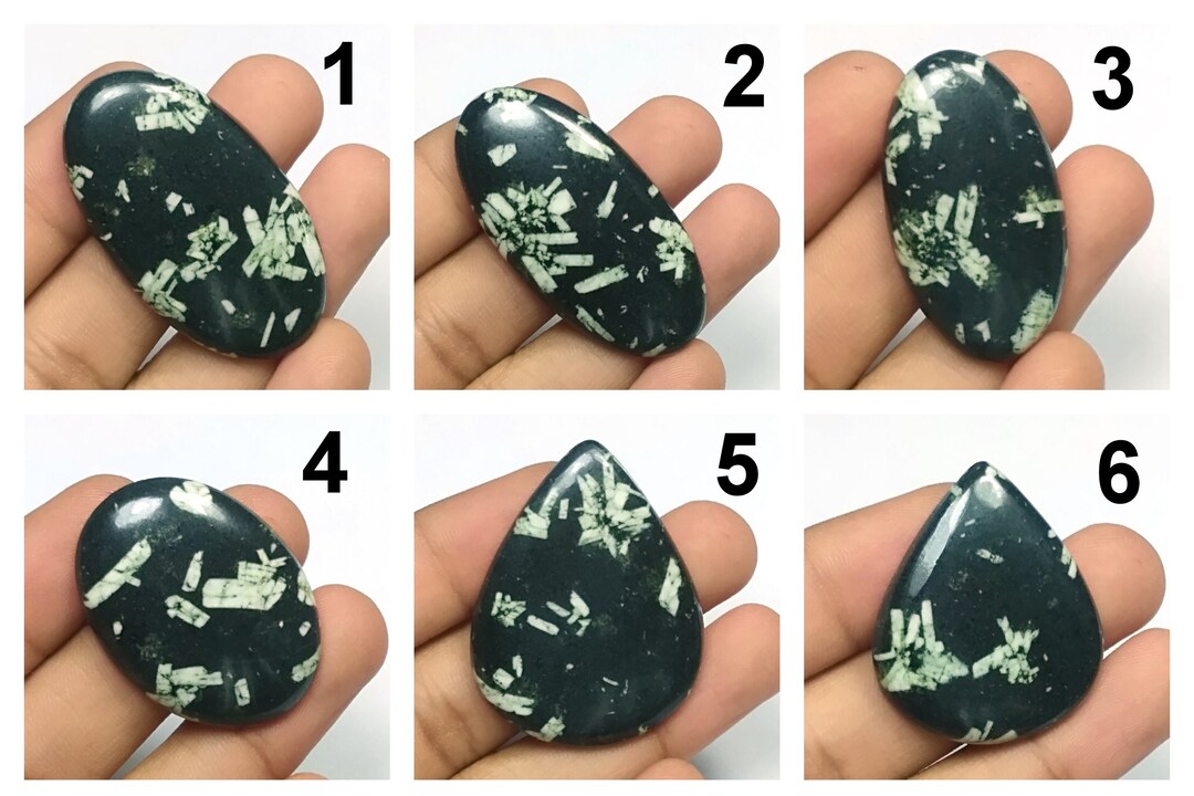 Porphyry CHINESE WRITING STONE Oval/heart Cabochon Loose Gemstone ...