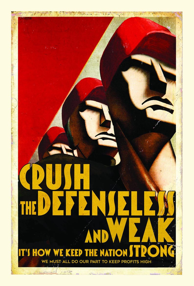 Propaganda Posters From the Class War: 12 Satirical Postcards by Todd ...